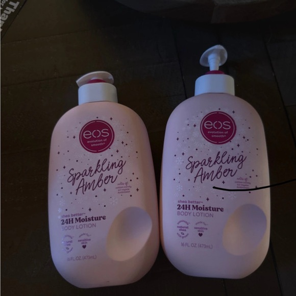 eos | Bath & Body | Eos Sparkling Amber Body Lotion Soft Pink | Poshmark
